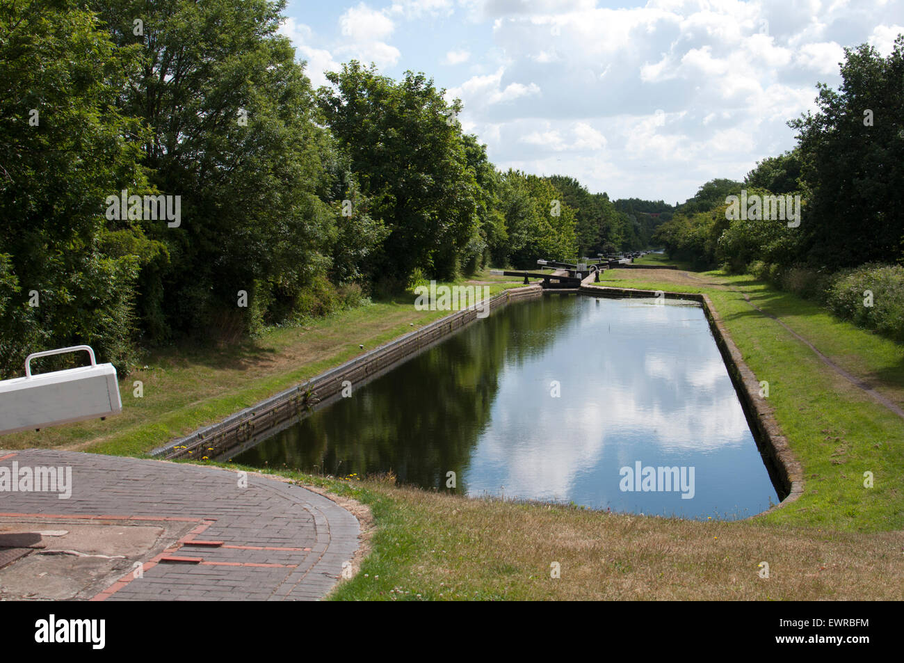 Perry Barr Locks, Tame Valley Canal, Great Barr, Birmingham, UK Stock ...