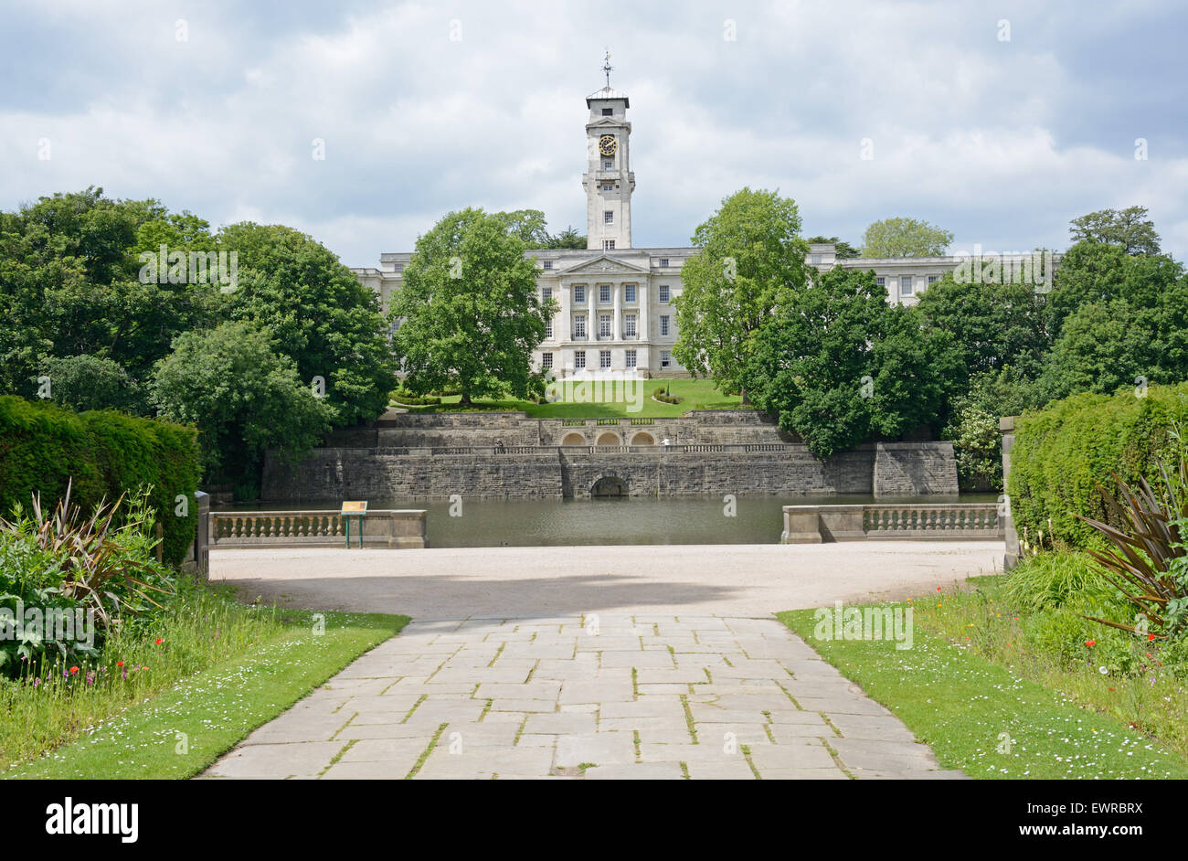 Nottingham University, Portland building. England Stock Photo - Alamy