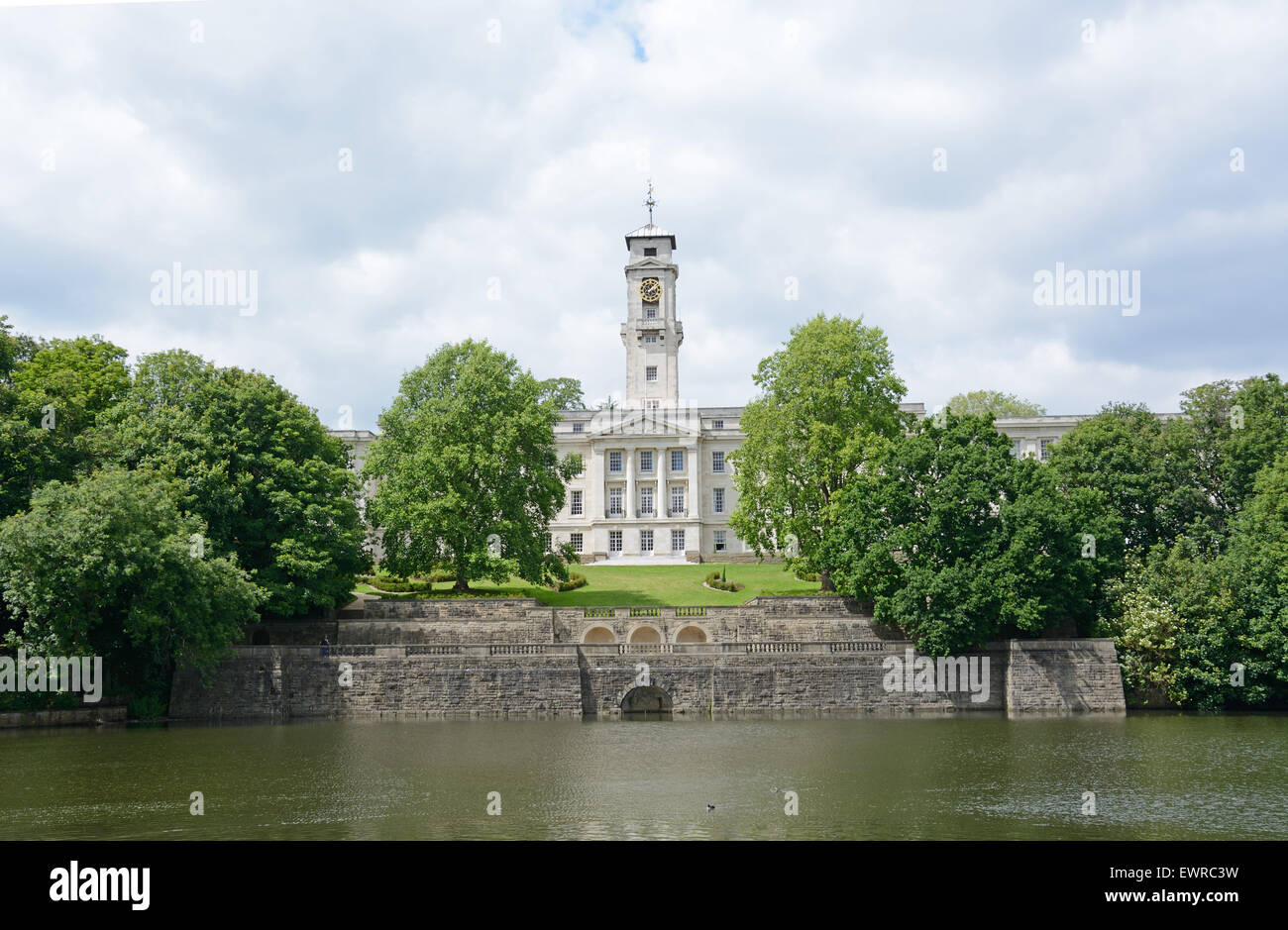 Nottingham University, Portland building. England Stock Photo - Alamy