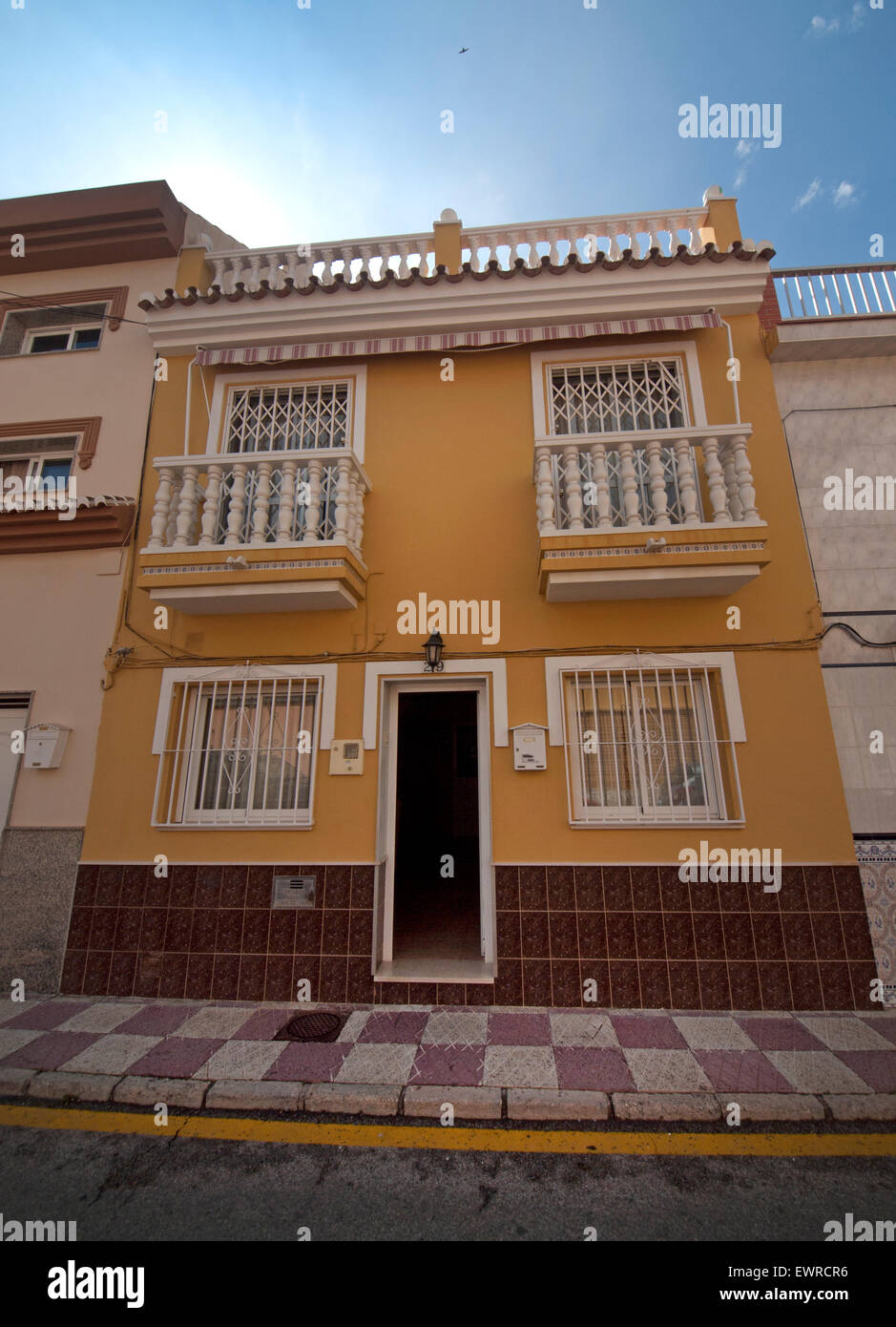 The old town in Torre del Mar, Costa del Sol, Spain Stock Photo - Alamy