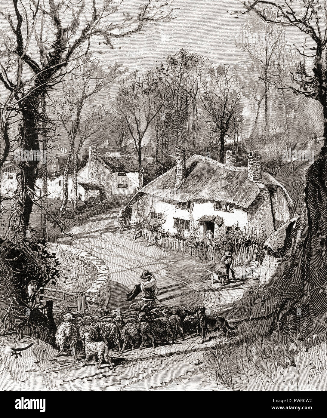 Rural life 19th century hi-res stock photography and images - Alamy