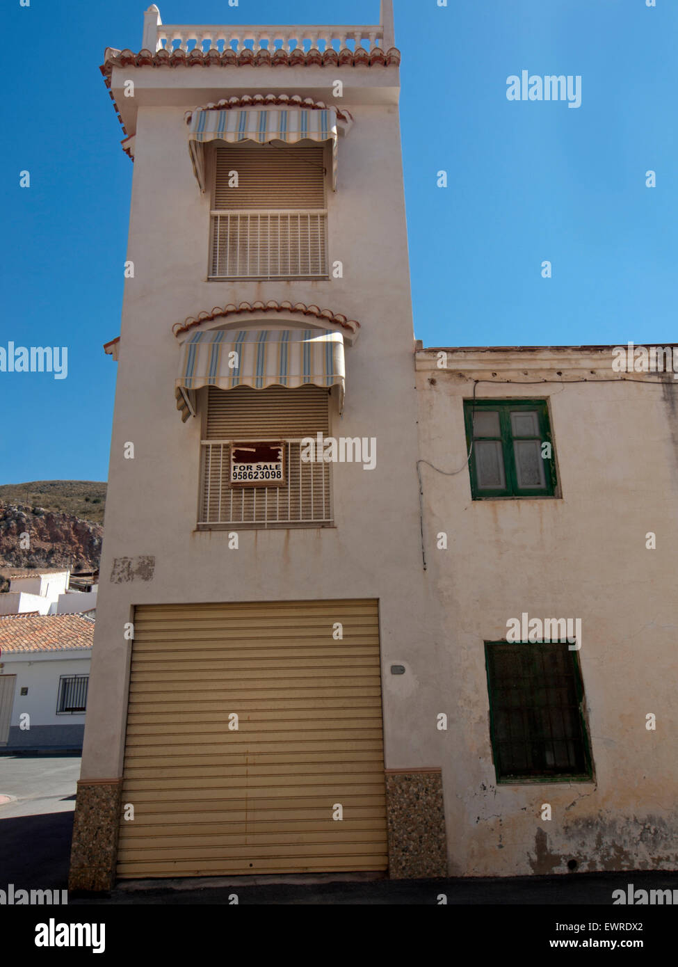 The old town of Calahonda, on the Costa Tropical in southern Spain ...