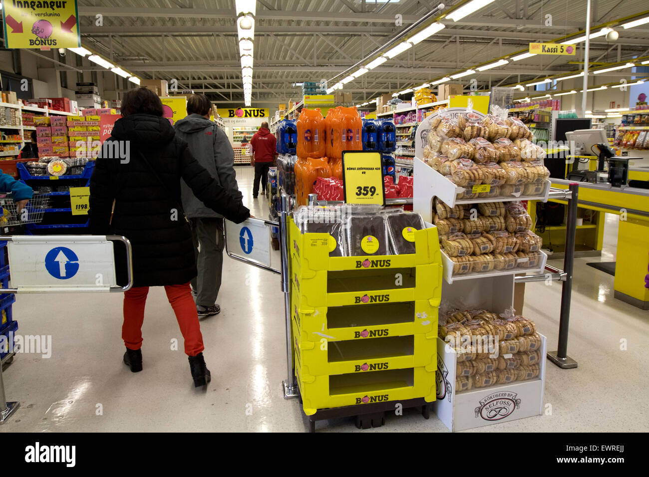 Bonus supermarket iceland hi-res stock photography and images - Alamy