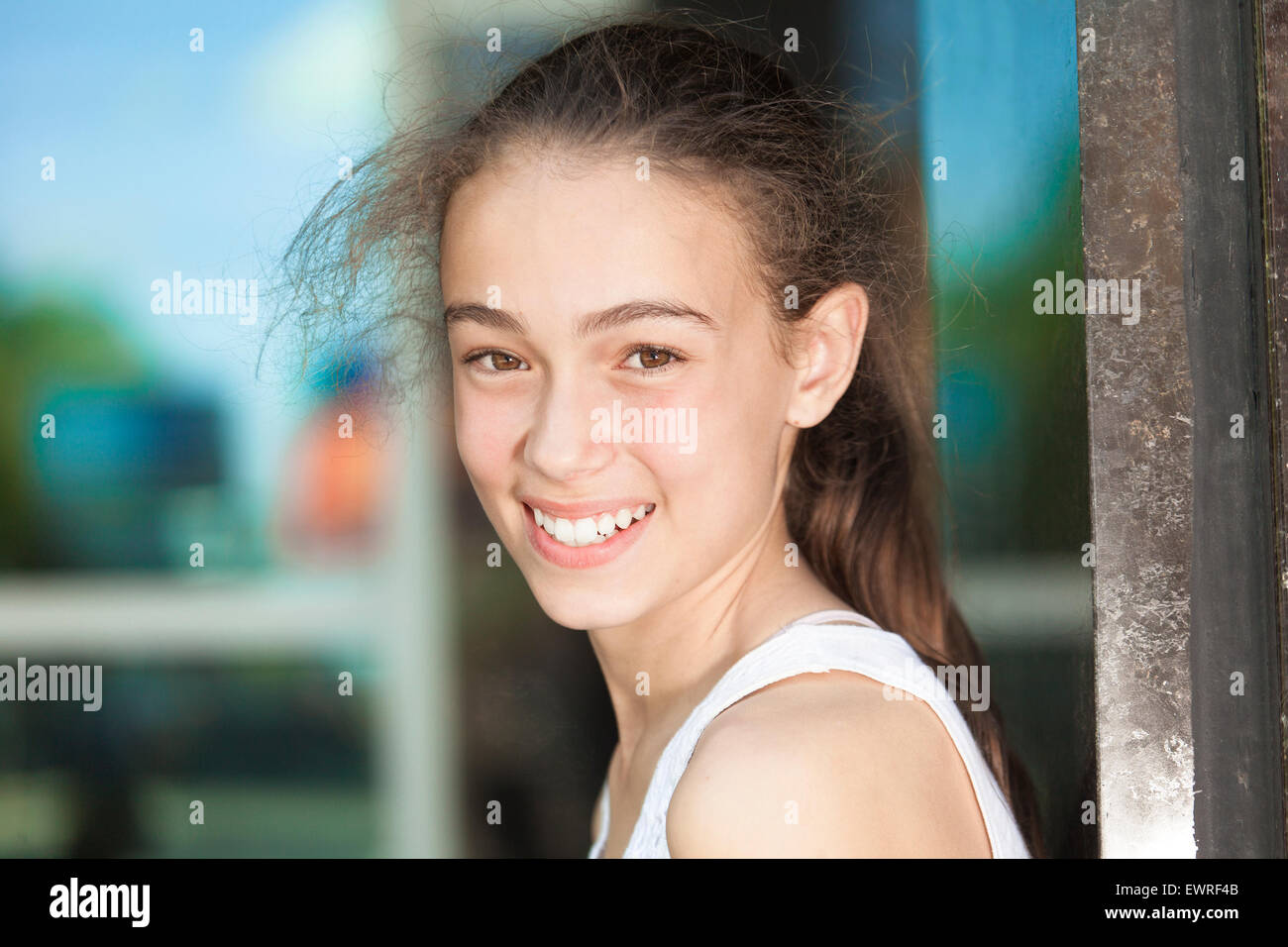 Portrait of student Stock Photo - Alamy