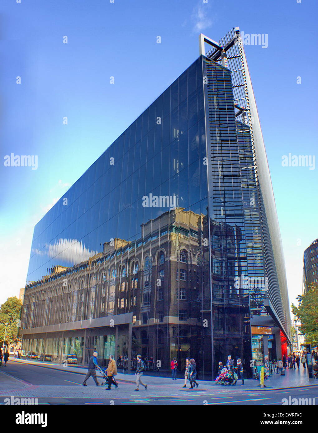 Reflections in old glass hi-res stock photography and images - Alamy