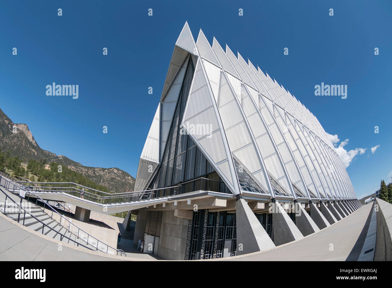 An iconic part of the Academy campus- Cadet Chapel, United States Air ...