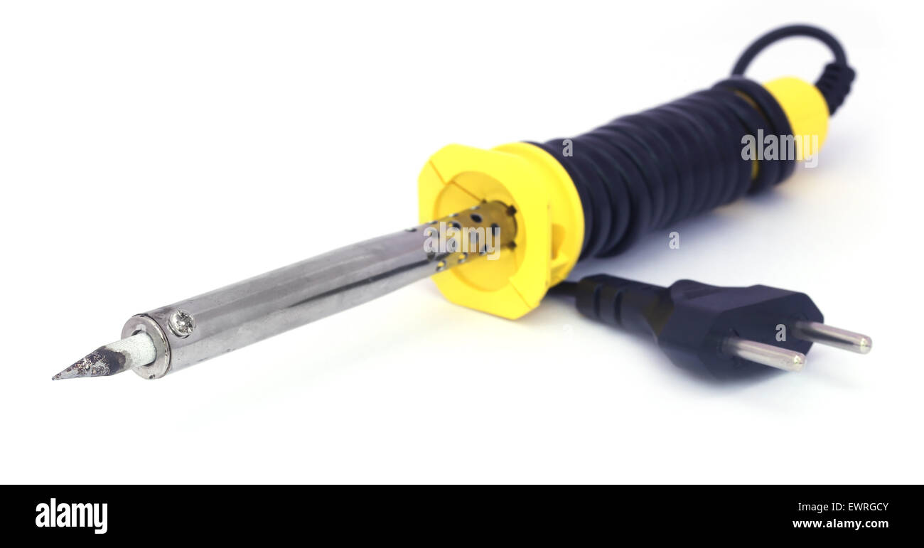 Electric soldering iron hi-res stock photography and images - Alamy