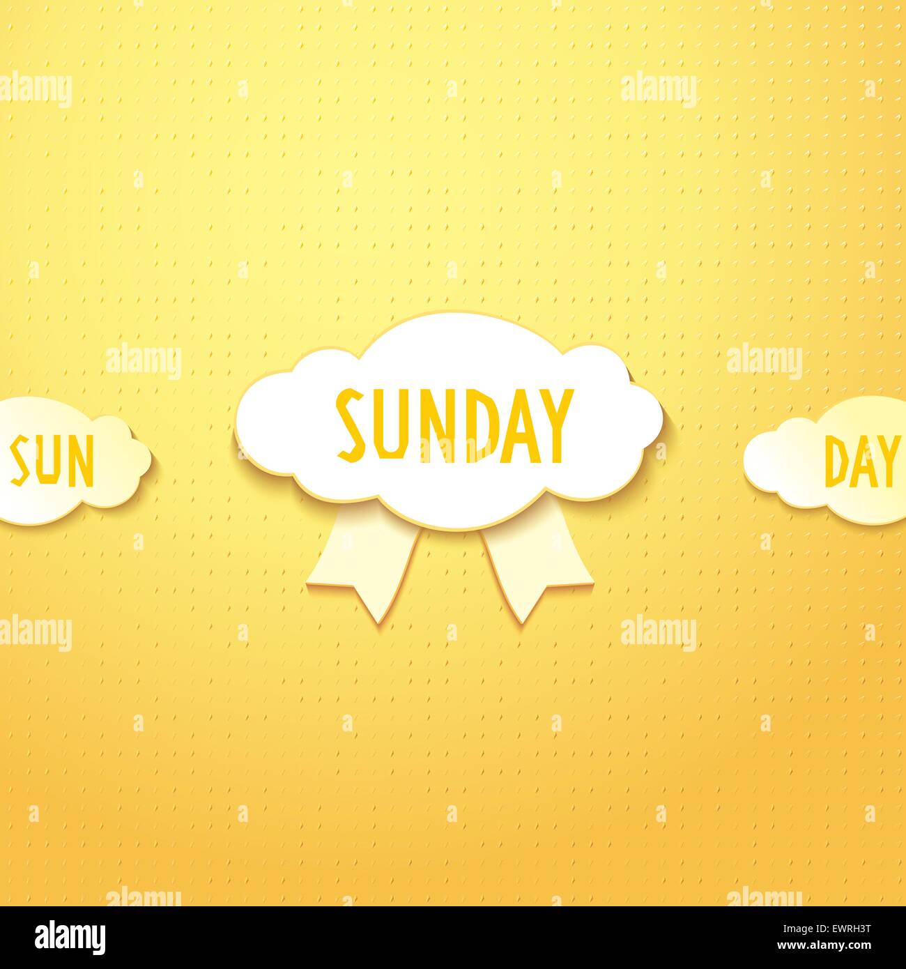 Sunday Vector Vectors High Resolution Stock Photography and Images - Alamy