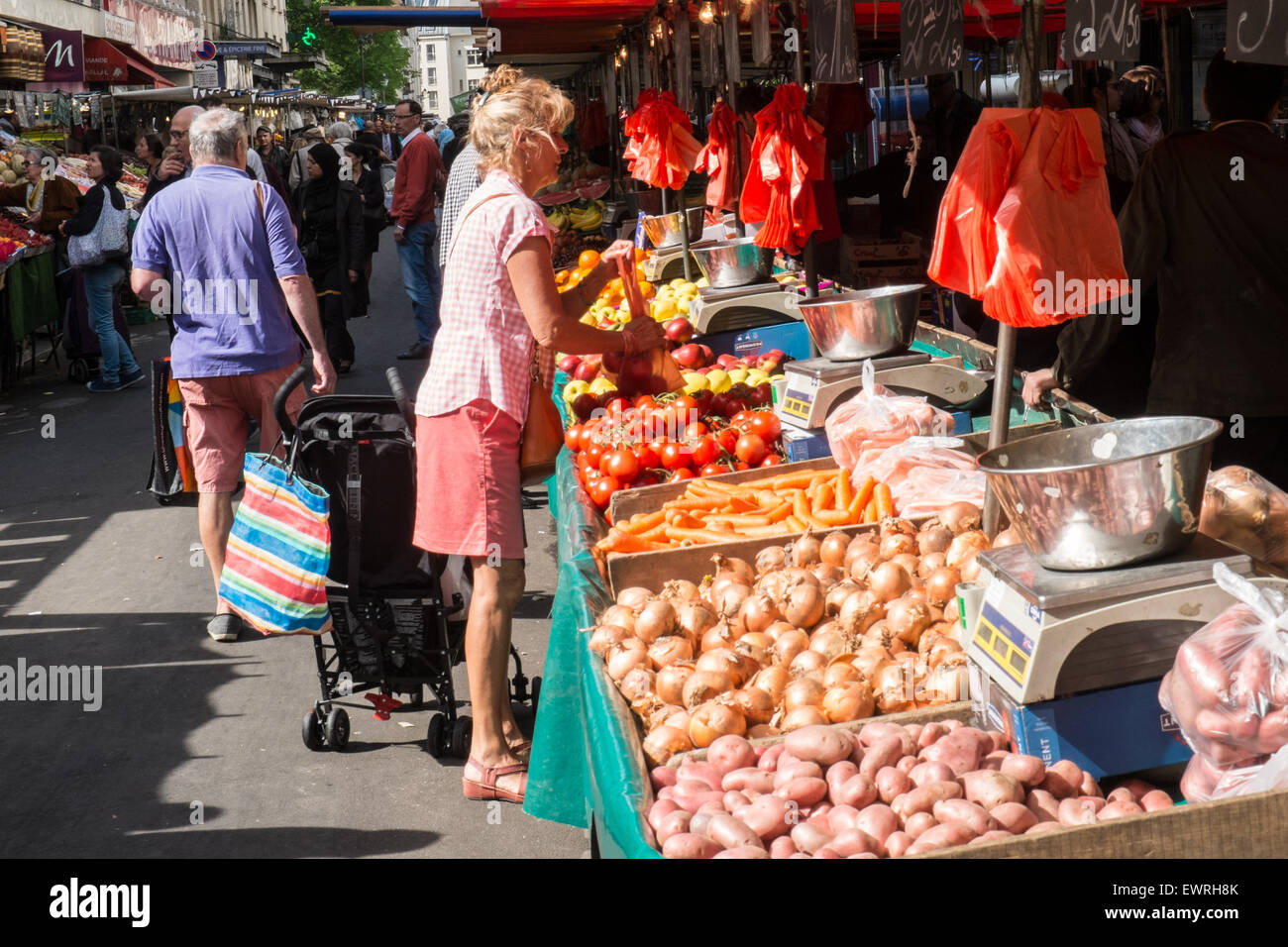 Paris,France,Marché, Aligre,fruit,market,outdoor,Paris,veg,shop,French ...