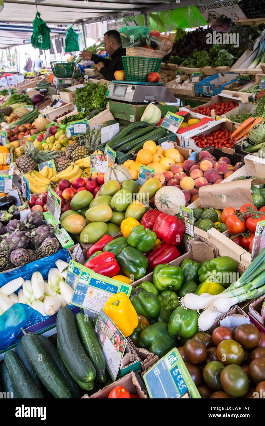 Nice fresh vegetables from the market place hi-res stock photography ...