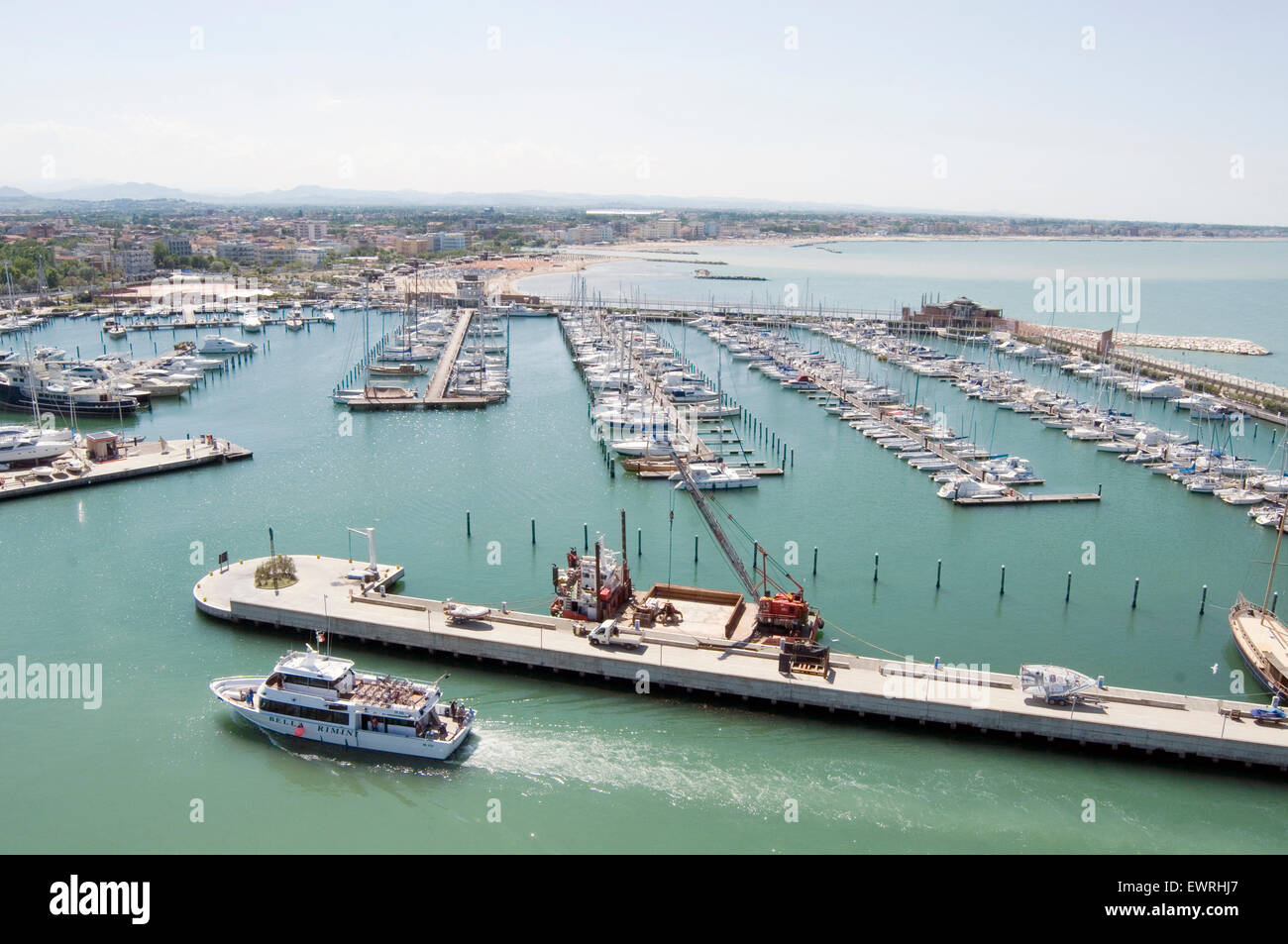 rimini italy italian beach beaches Emilia Romagna region Adriatic Sea ...
