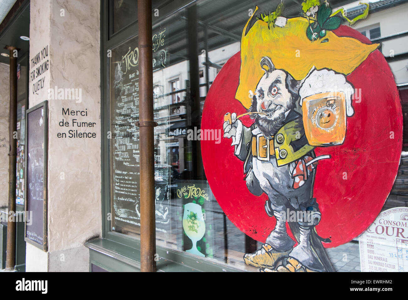 Funny sign outside bar hi-res stock photography and images - Alamy