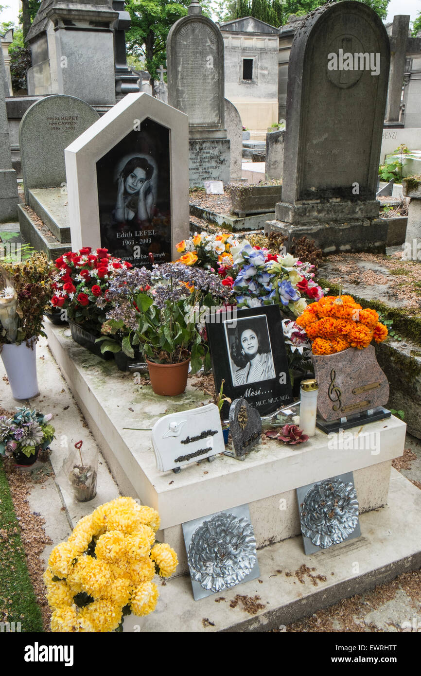 Edith Piaf Tomb High Resolution Stock Photography and Images - Alamy