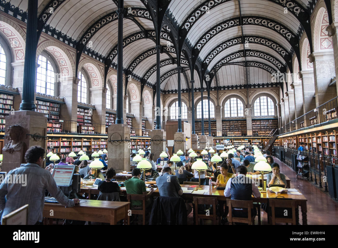 Bibliotheque Sainte Genevieve - public library in the Latin Quarter ...