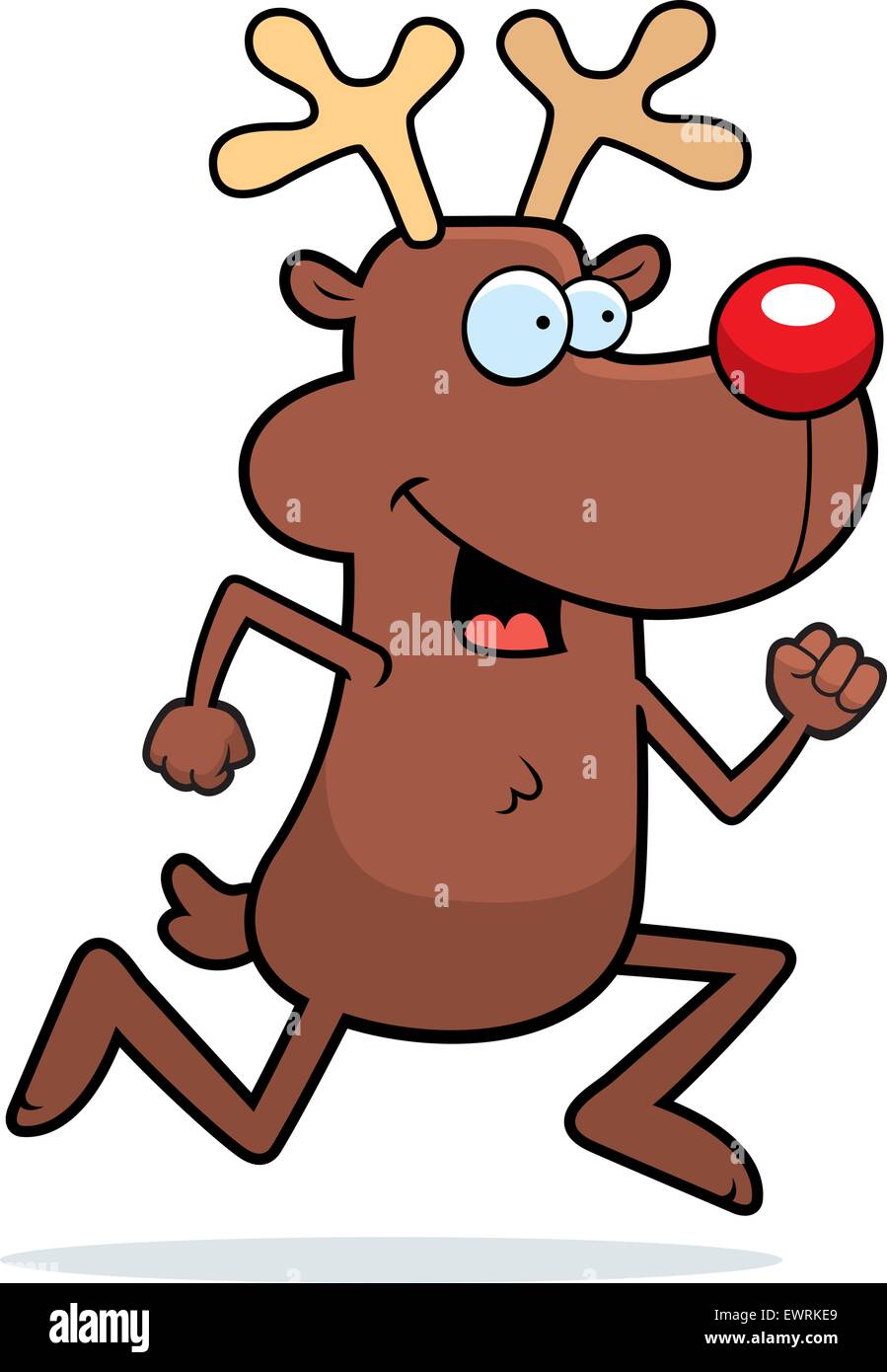 Cartoon reindeer hi-res stock photography and images - Alamy