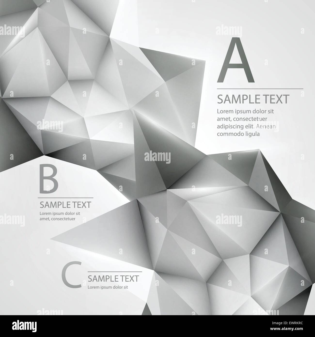 Abstract background with triangle. Vector illustration Stock Vector ...