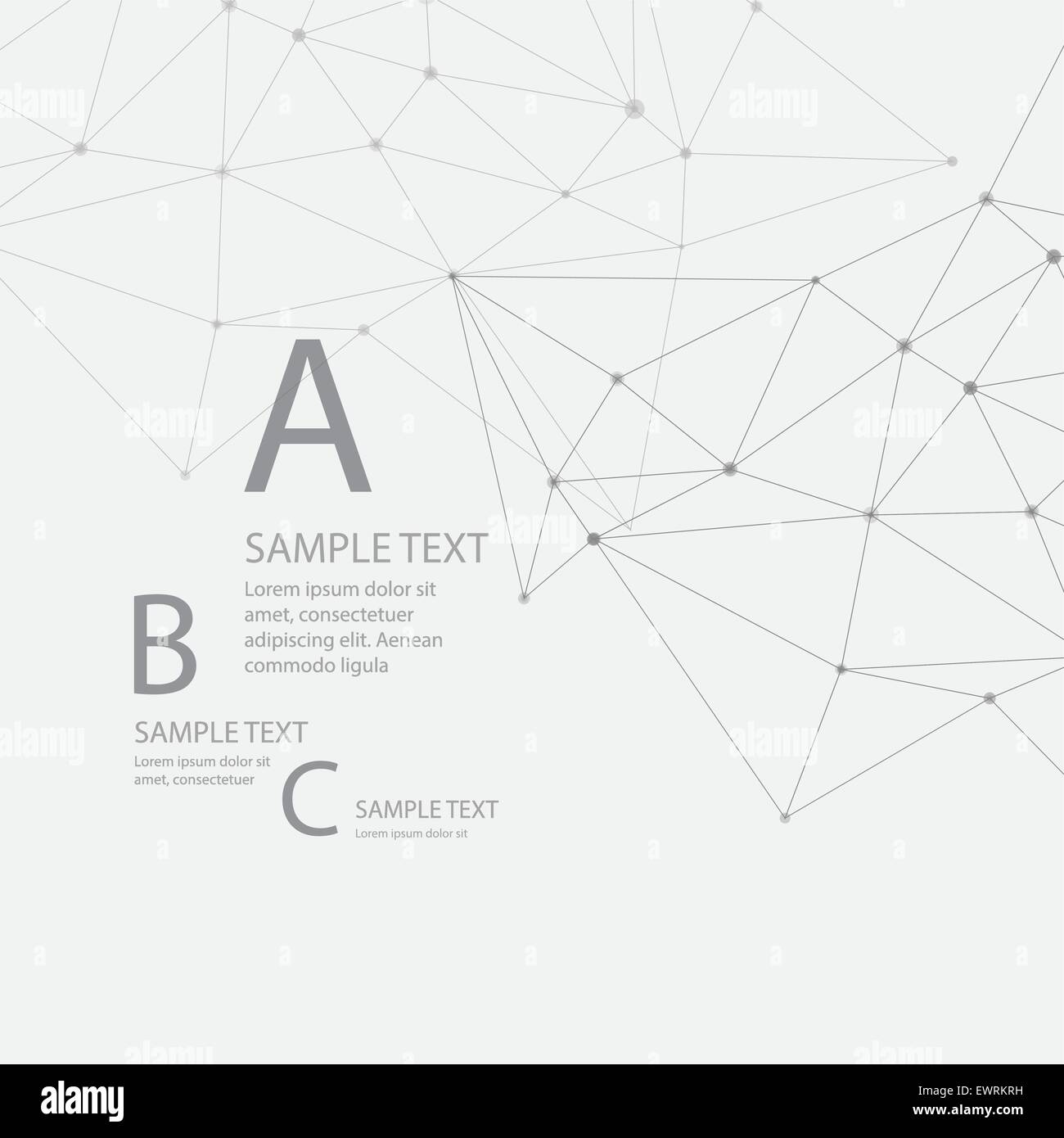 Abstract Background Triangular Grid Vector Illustration Stock Vector