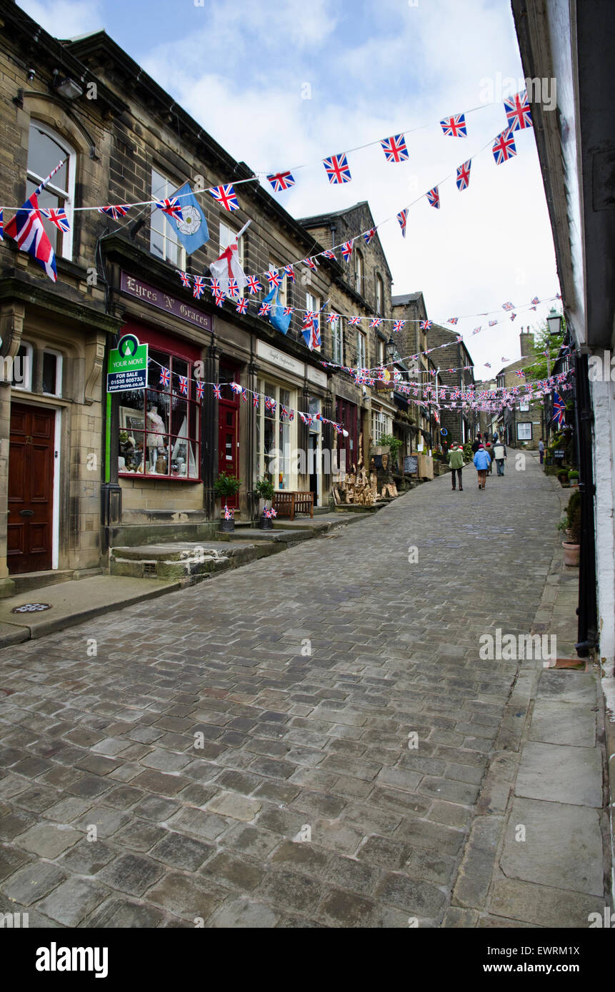 70th anniversary end of world war two haworth festival Stock Photo - Alamy