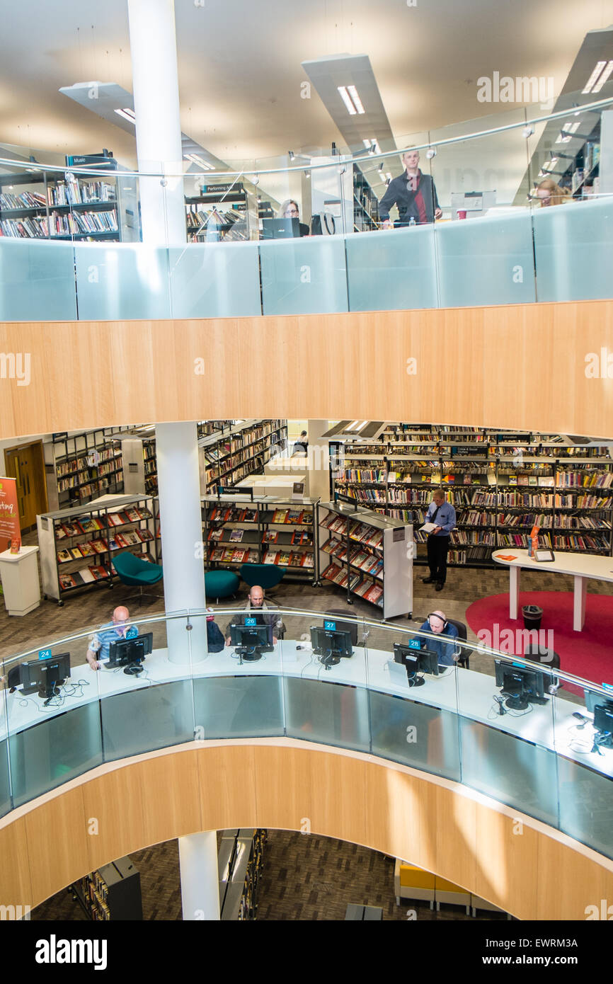 Liverpool Central Library Atrium Staircase High Resolution Stock ...