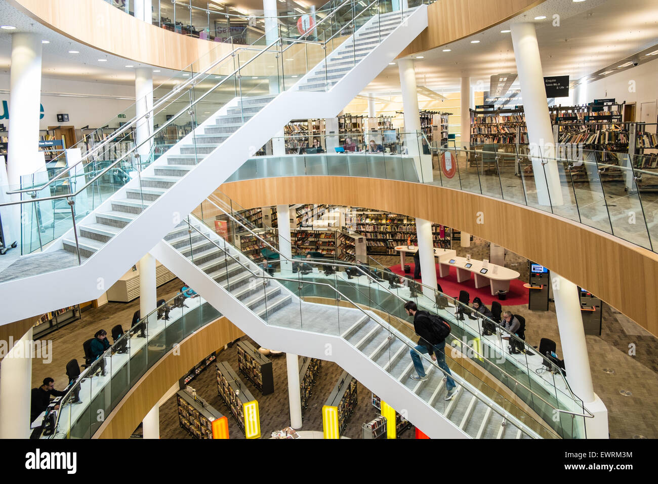 Award winning Central Library,Liverpool Stock Photo - Alamy