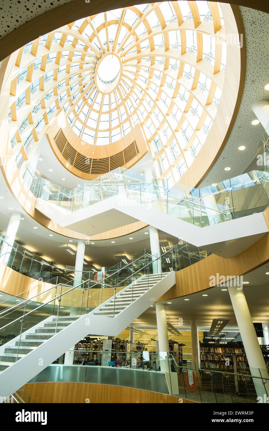 Glass dome roof of Award winning Central Library,Liverpool Award ...