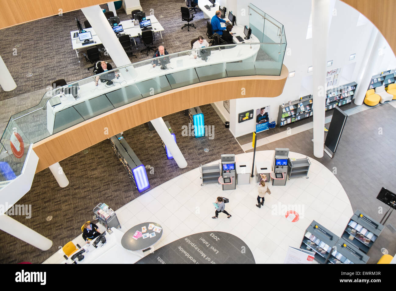 Award winning Central Library,Liverpool Stock Photo - Alamy