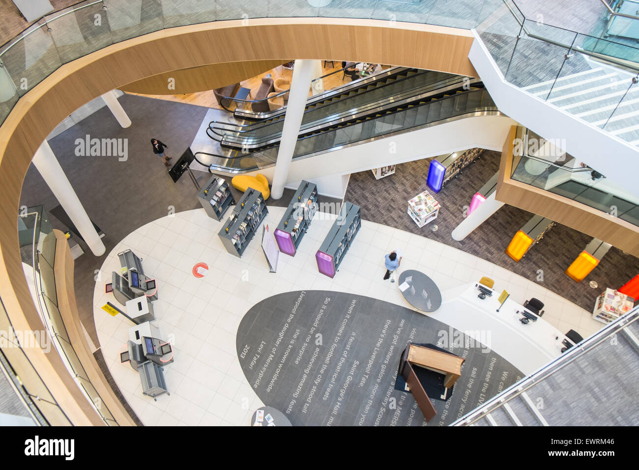 Award winning Central Library,Liverpool Stock Photo - Alamy