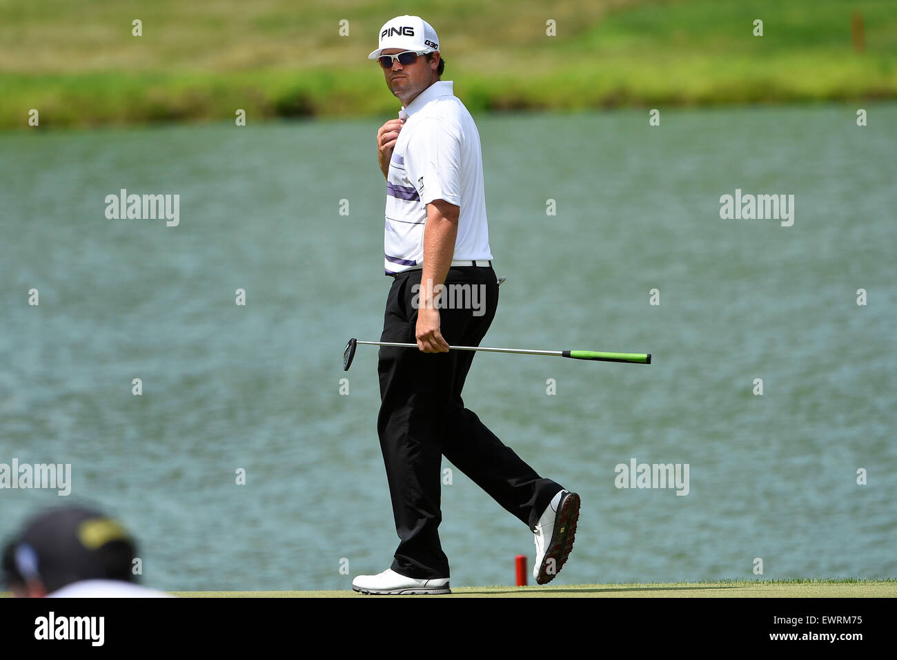 Cromwell, Connecticut, USA. 26th June, 2015. Alex Prugh walks on the ...