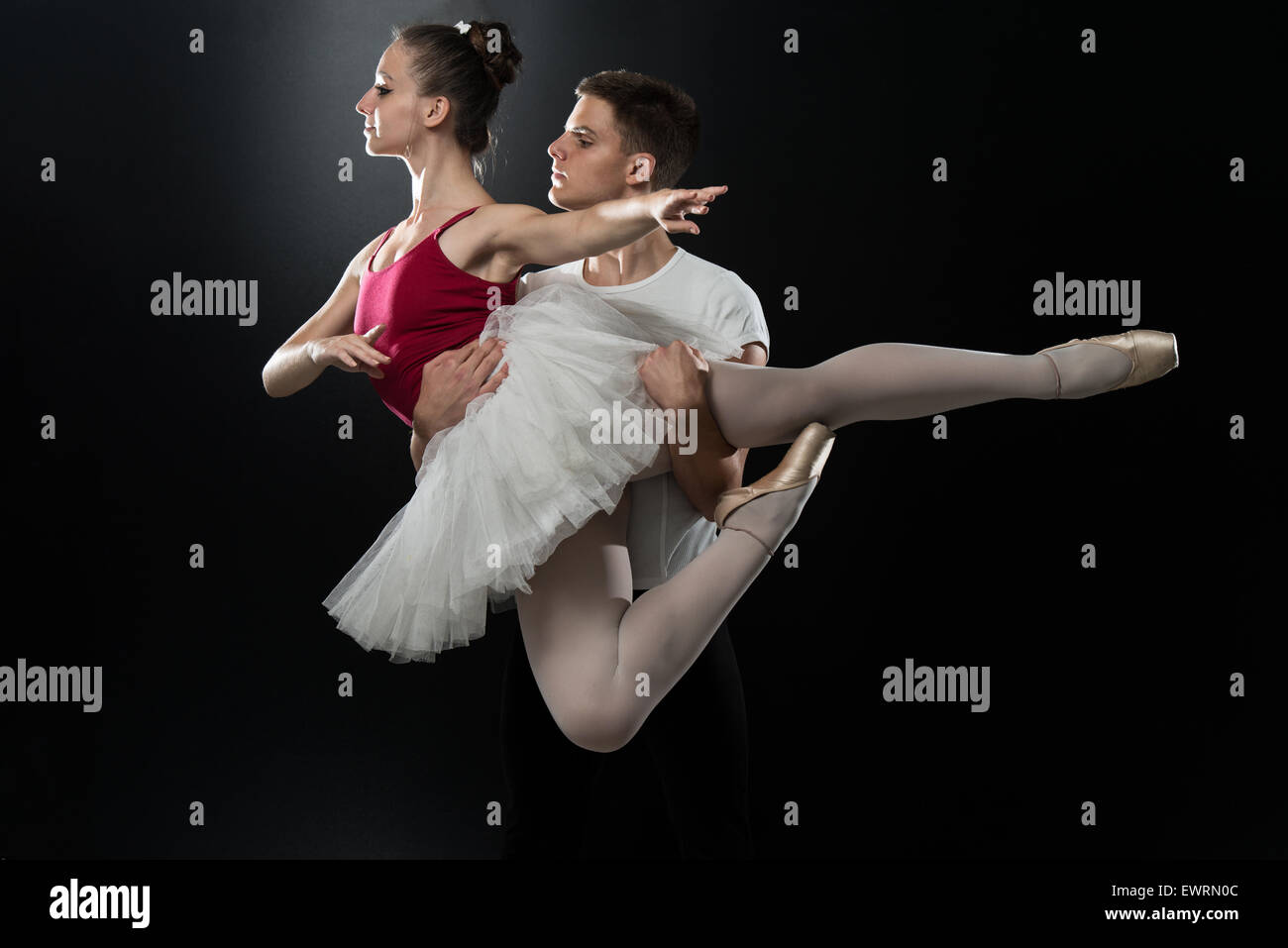 Male ballet dancer jump hi-res stock photography and images - Alamy