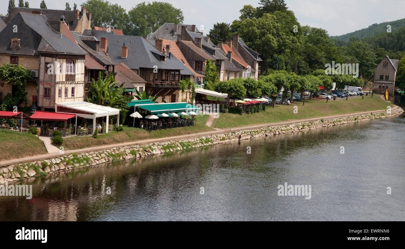 Montignac Dordogne France Stock Photo - Alamy