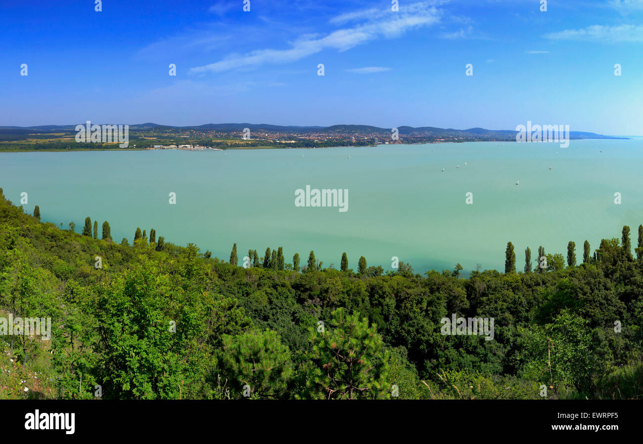 Bay at Balatonfured Stock Photo - Alamy