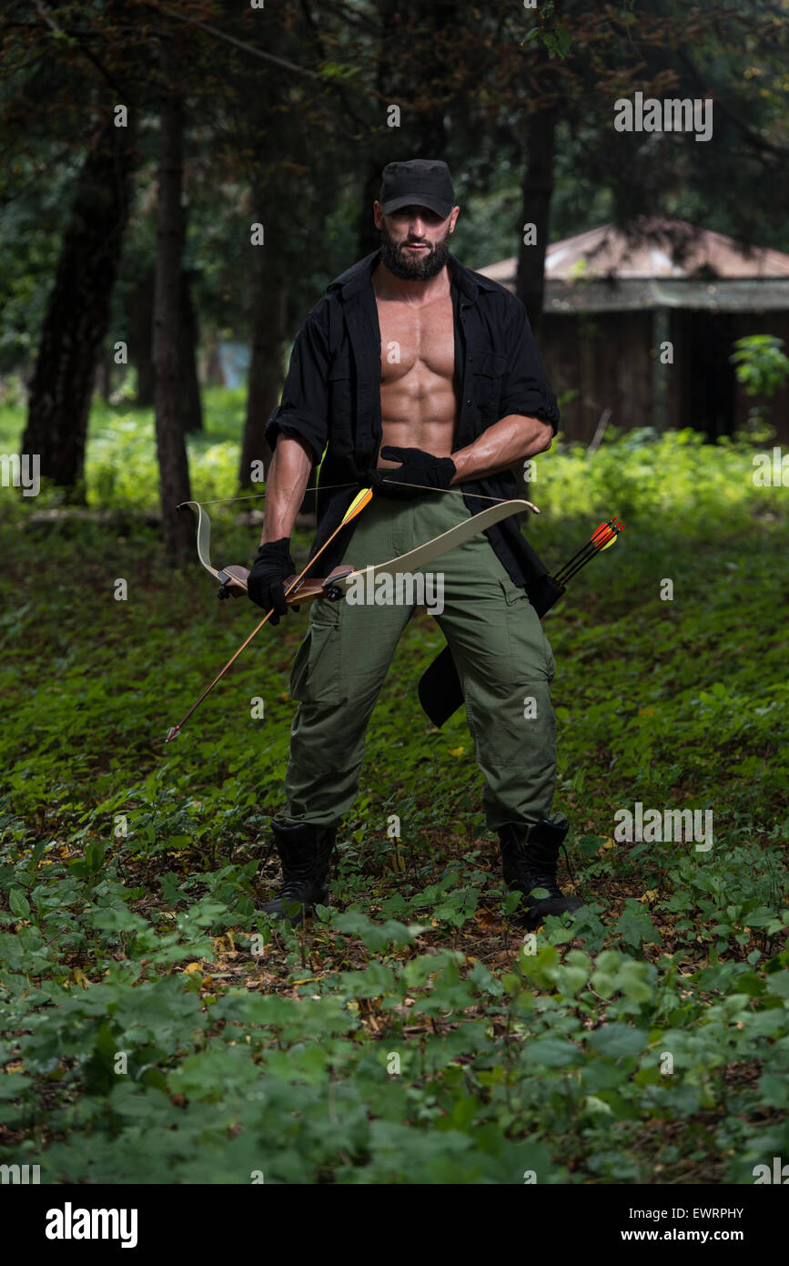 Training bow man hi-res stock photography and images - Alamy