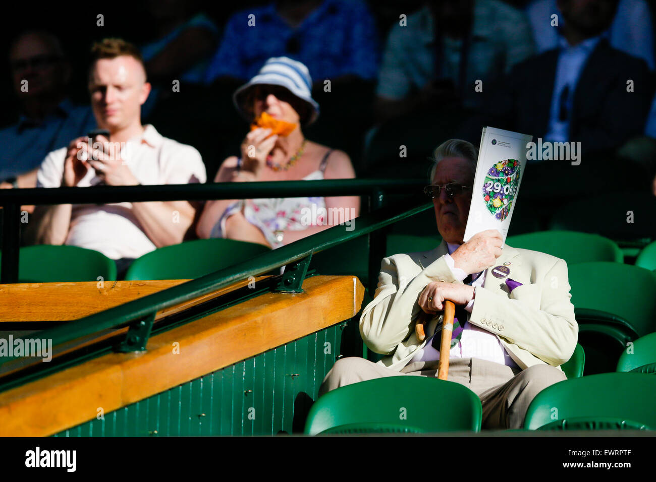 Wimbledon, UK. 30th June, 2015. The Wimbledon Tennis Championships ...