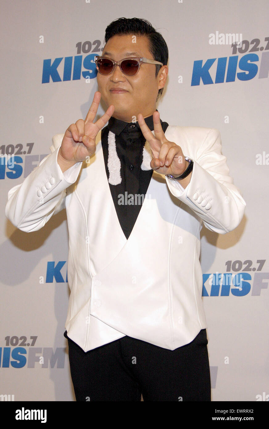 PSY at the KIIS FM's Jingle Ball 2012 held at the Nokia Theatre LA Live ...