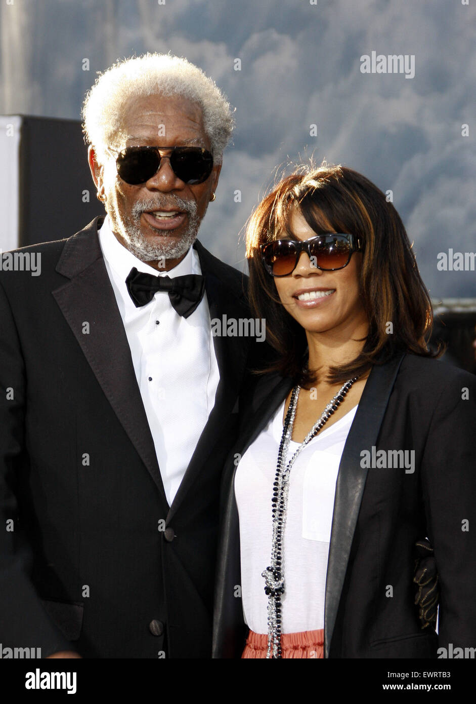 Morgan Freeman at the "Oblivion" Los Angeles Premiere at the Dolby ...