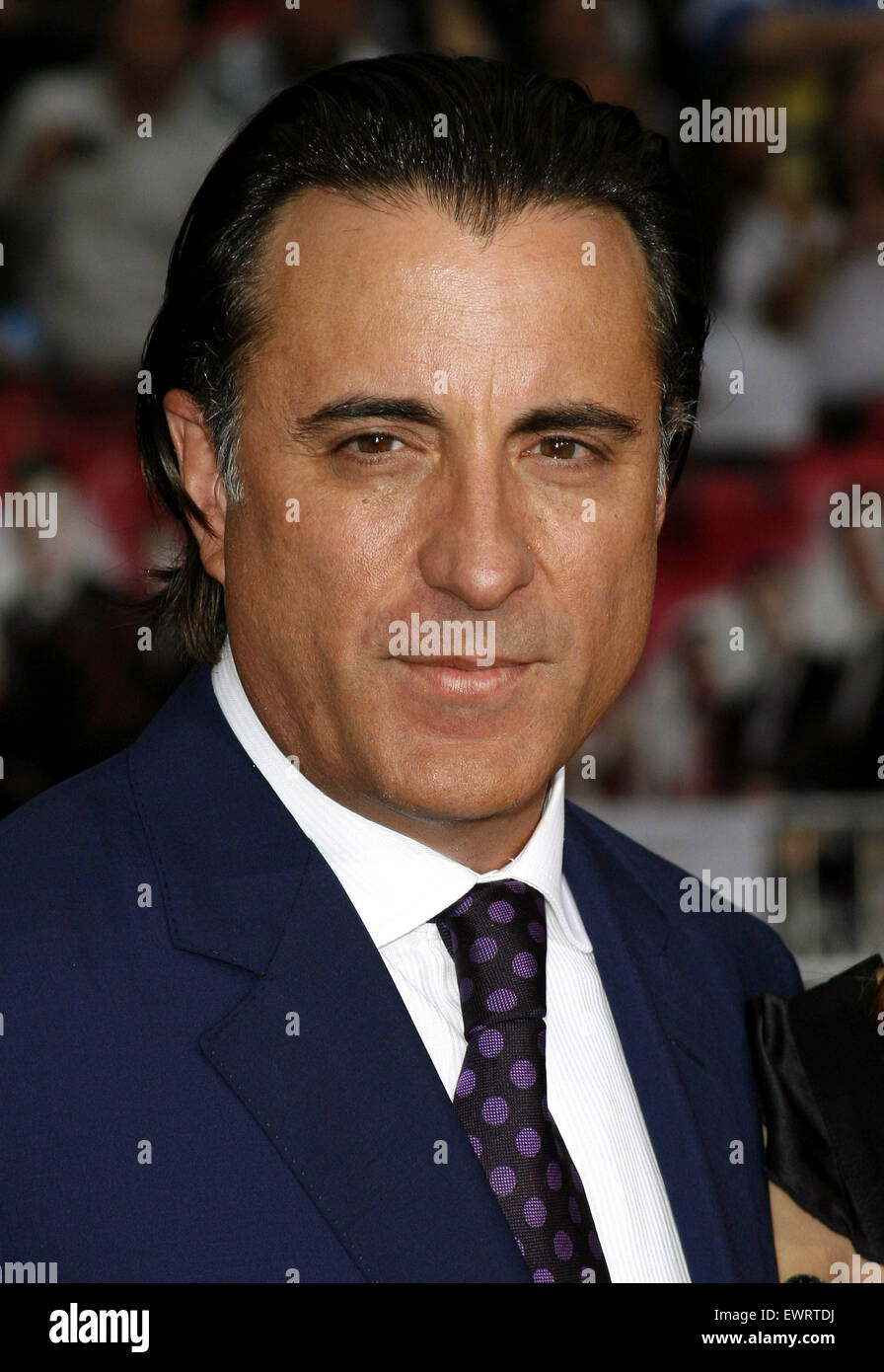 Andy Garcia attends the Los Angeles Premiere of "Ocean's Thirteen" held ...