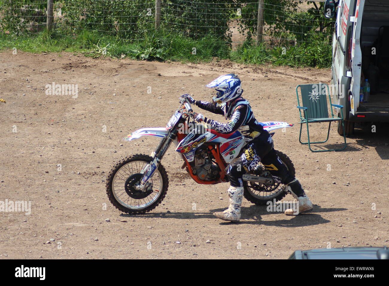 Action, motor cycles and motocross stunts and jumps Stock Photo - Alamy
