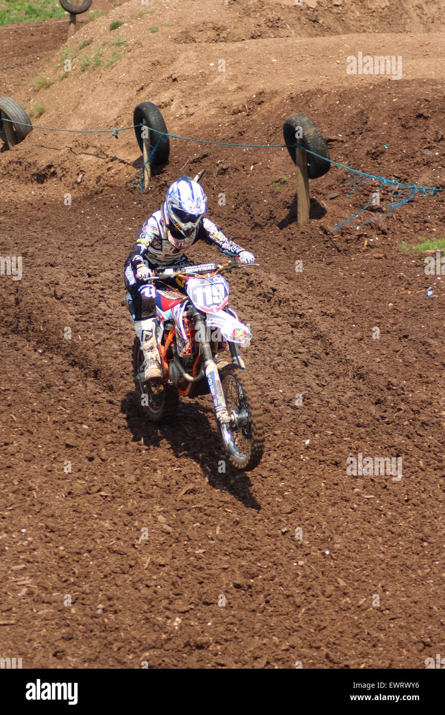 Action, motor cycles and motocross stunts and jumps Stock Photo - Alamy