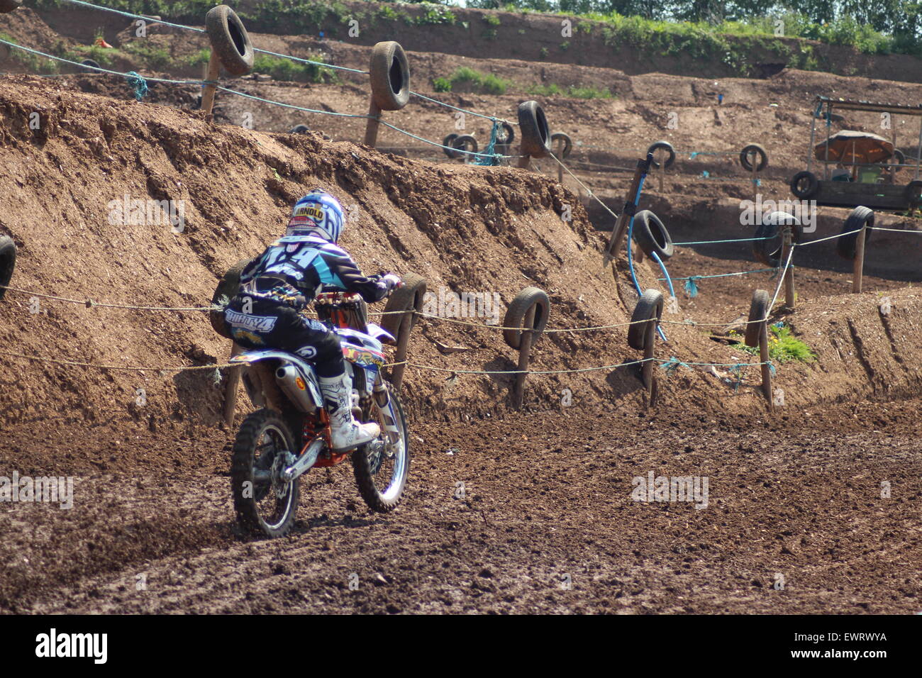 Action, motor cycles and motocross stunts and jumps Stock Photo - Alamy