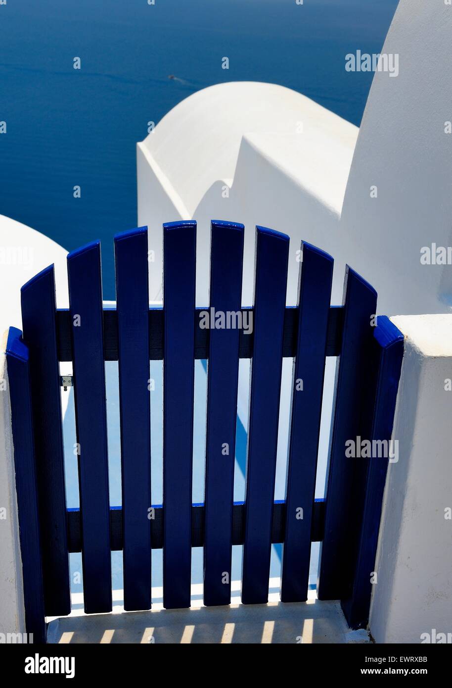 Santorini Gate High Resolution Stock Photography and Images - Alamy