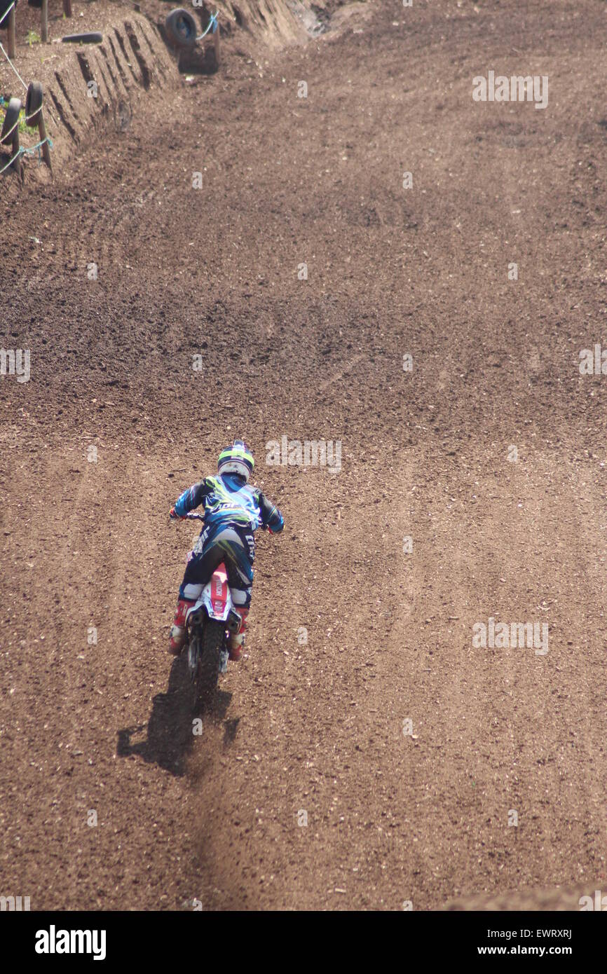 Action adventure Motocross motorcycle race training event. Racing ...