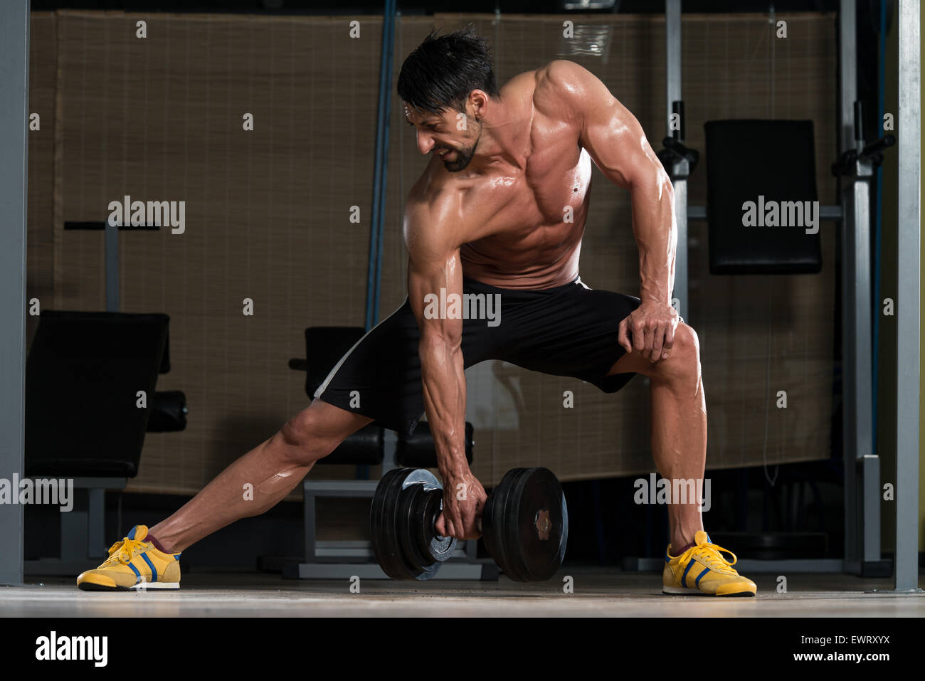 Person exercises lifting heavy hi-res stock photography and images - Alamy