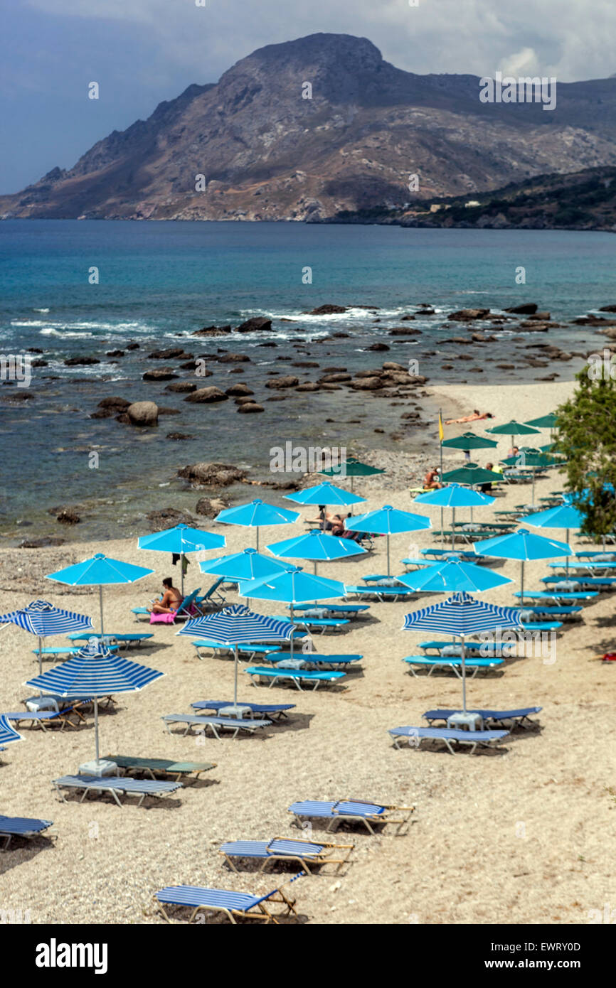 South Crete Greece beach Plakias beach Stock Photo - Alamy
