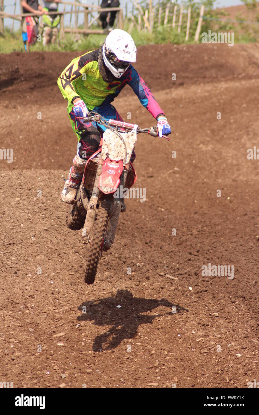 Action adventure Motocross motorcycle race training event. Racing ...