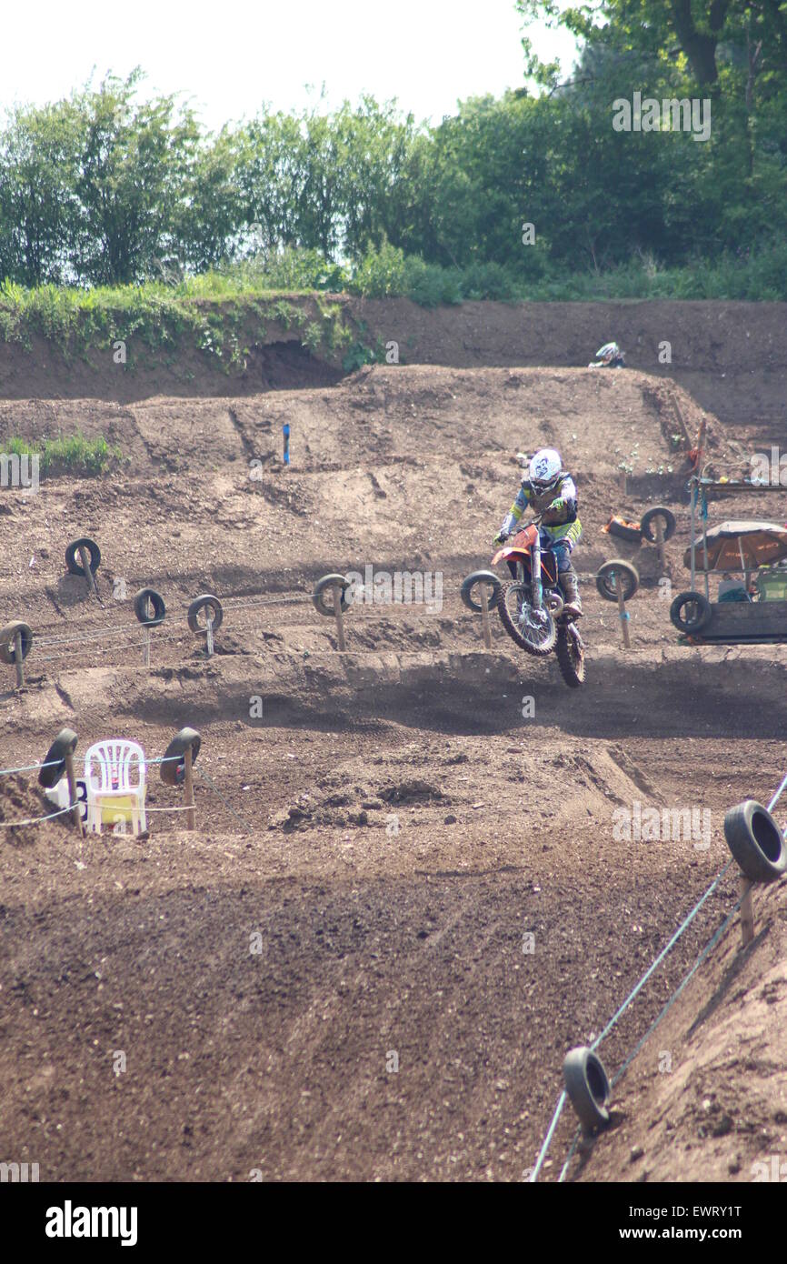 Action adventure Motocross motorcycle race training event. Racing ...