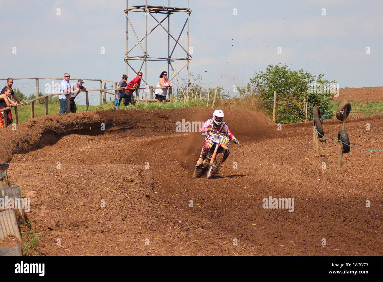 Action adventure Motocross motorcycle race training event. Racing ...