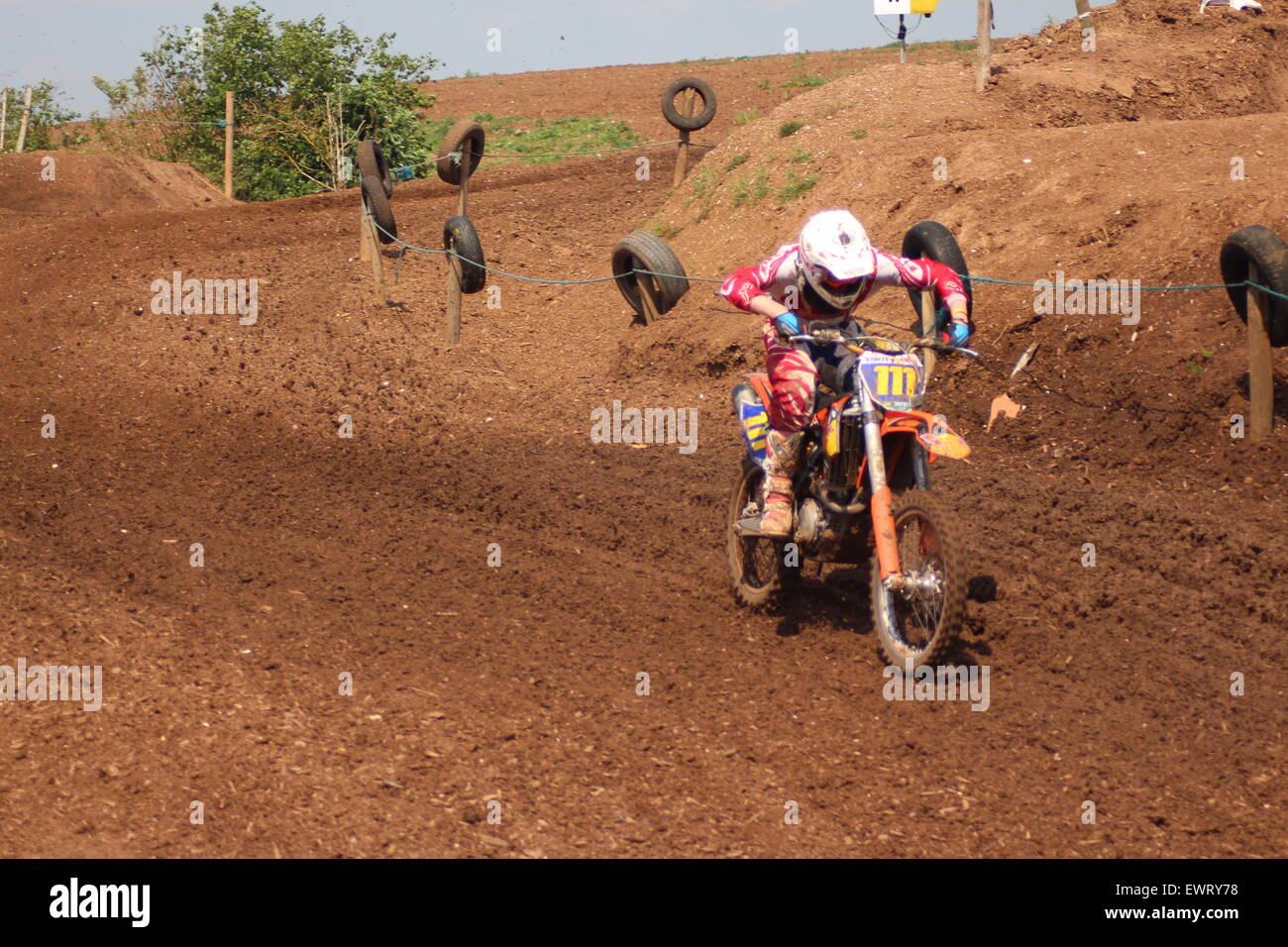 Action adventure Motocross motorcycle race training event. Racing ...