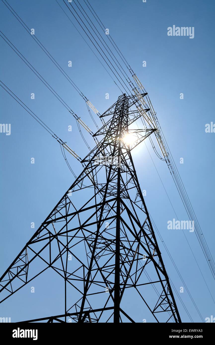 Pylon portrait view hi-res stock photography and images - Alamy