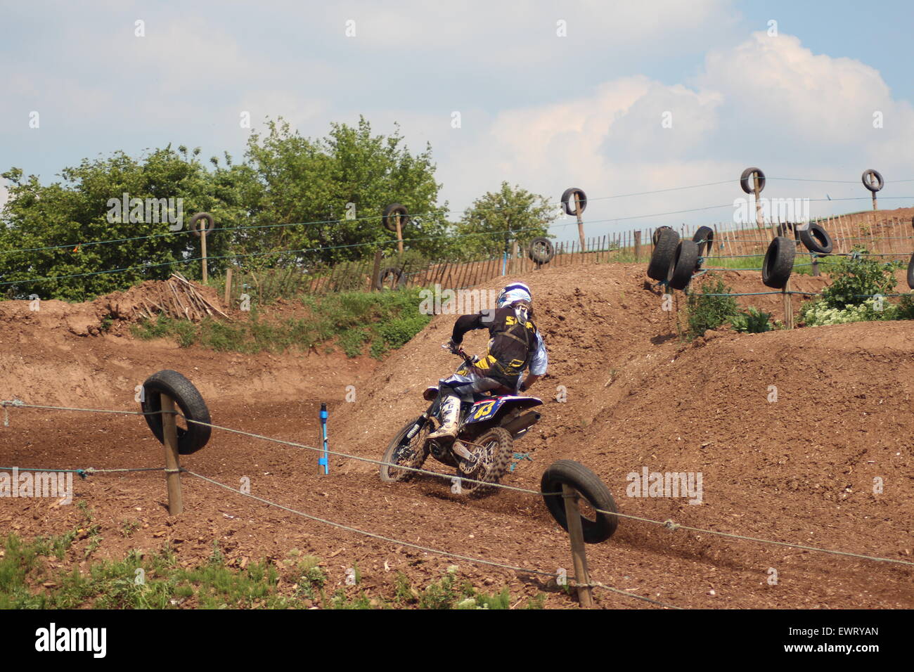 Action adventure Motocross motorcycle race training event. Racing ...