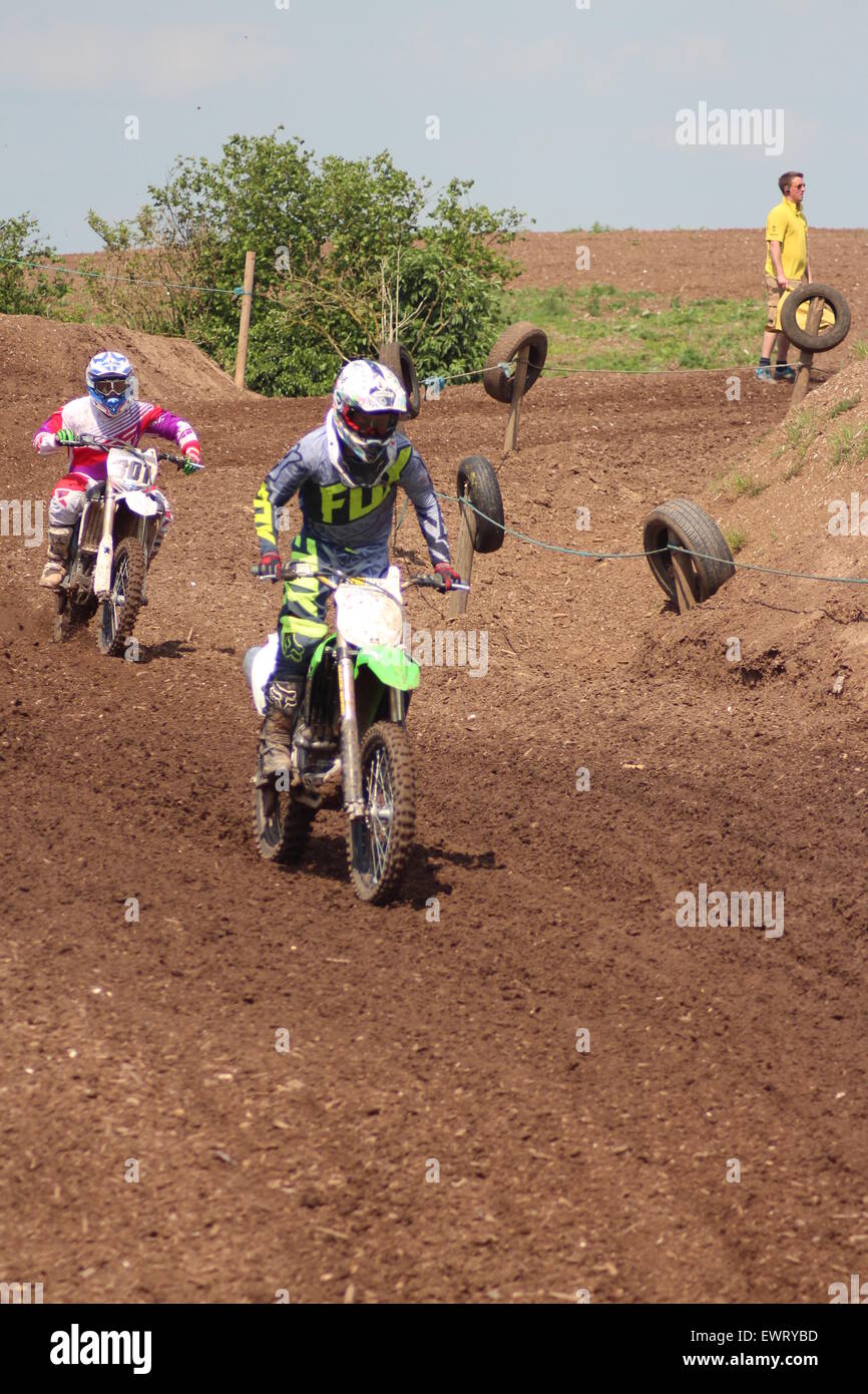 Action adventure Motocross motorcycle race training event. Racing ...